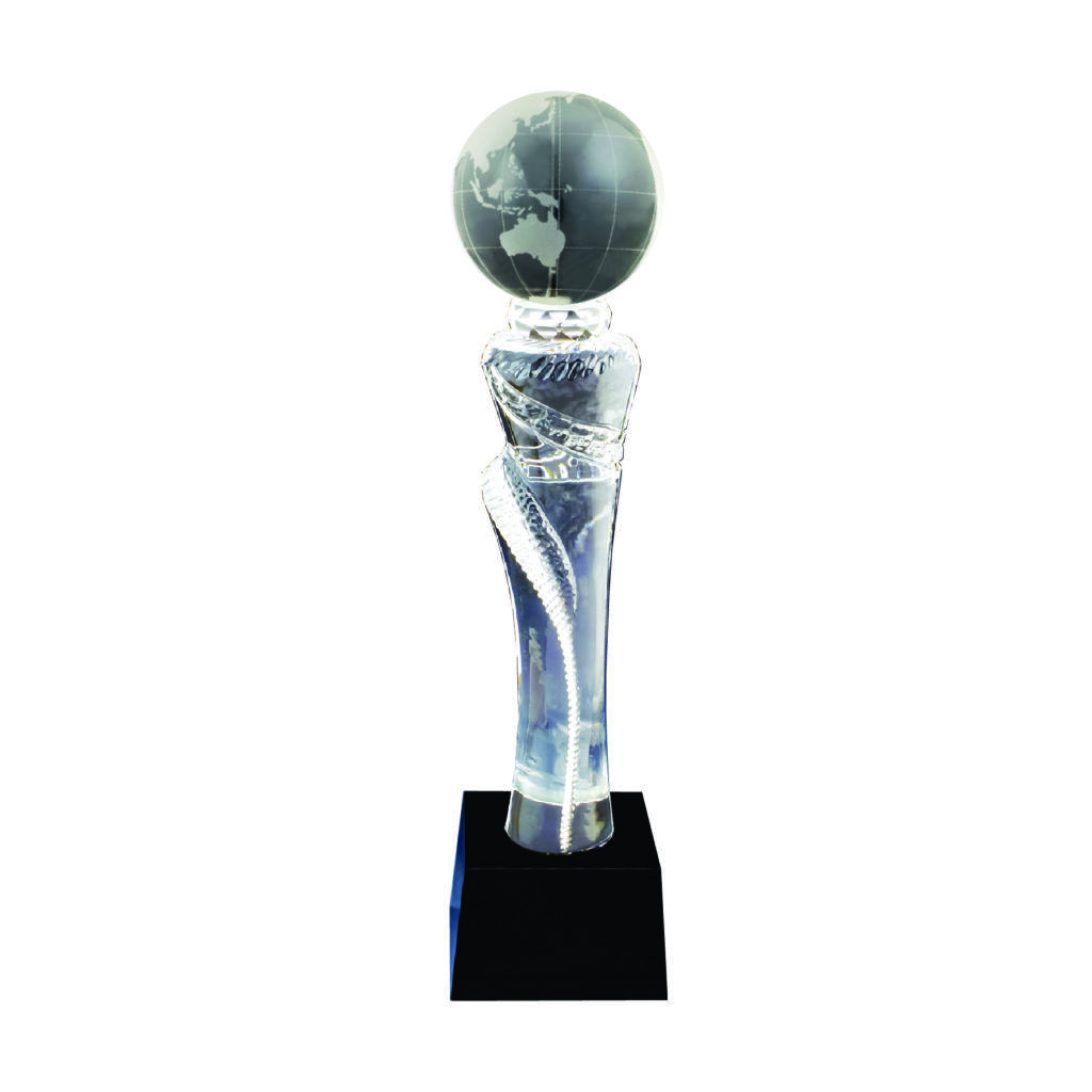 Quality CTICT089 – Exclusive Crystal Globe Trophy at Clazz Trophy ...
