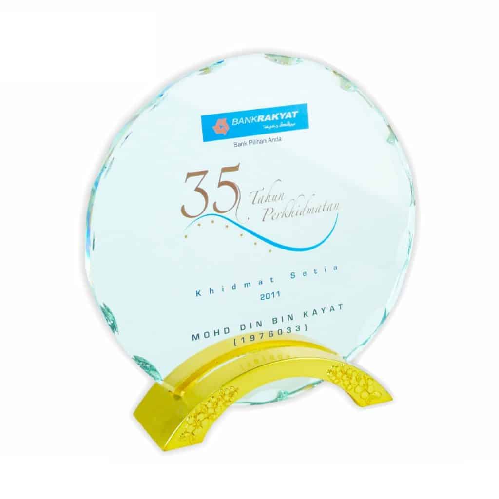 High Quality Crystal Arch Plaques at Clazz Trophy Malaysia Supplier