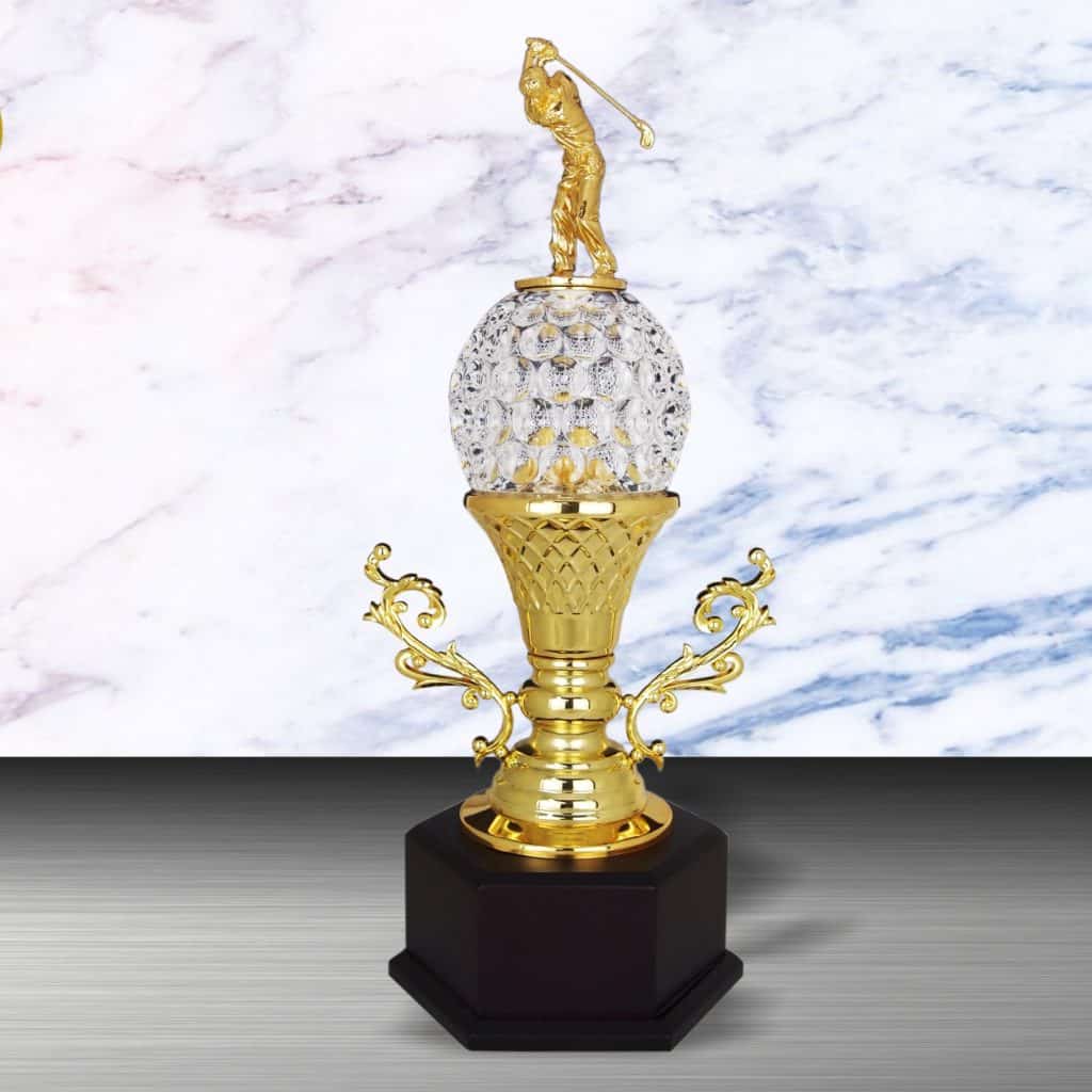 High Quality Golf Tournament Silver Trophies at Clazz Trophy Malaysia